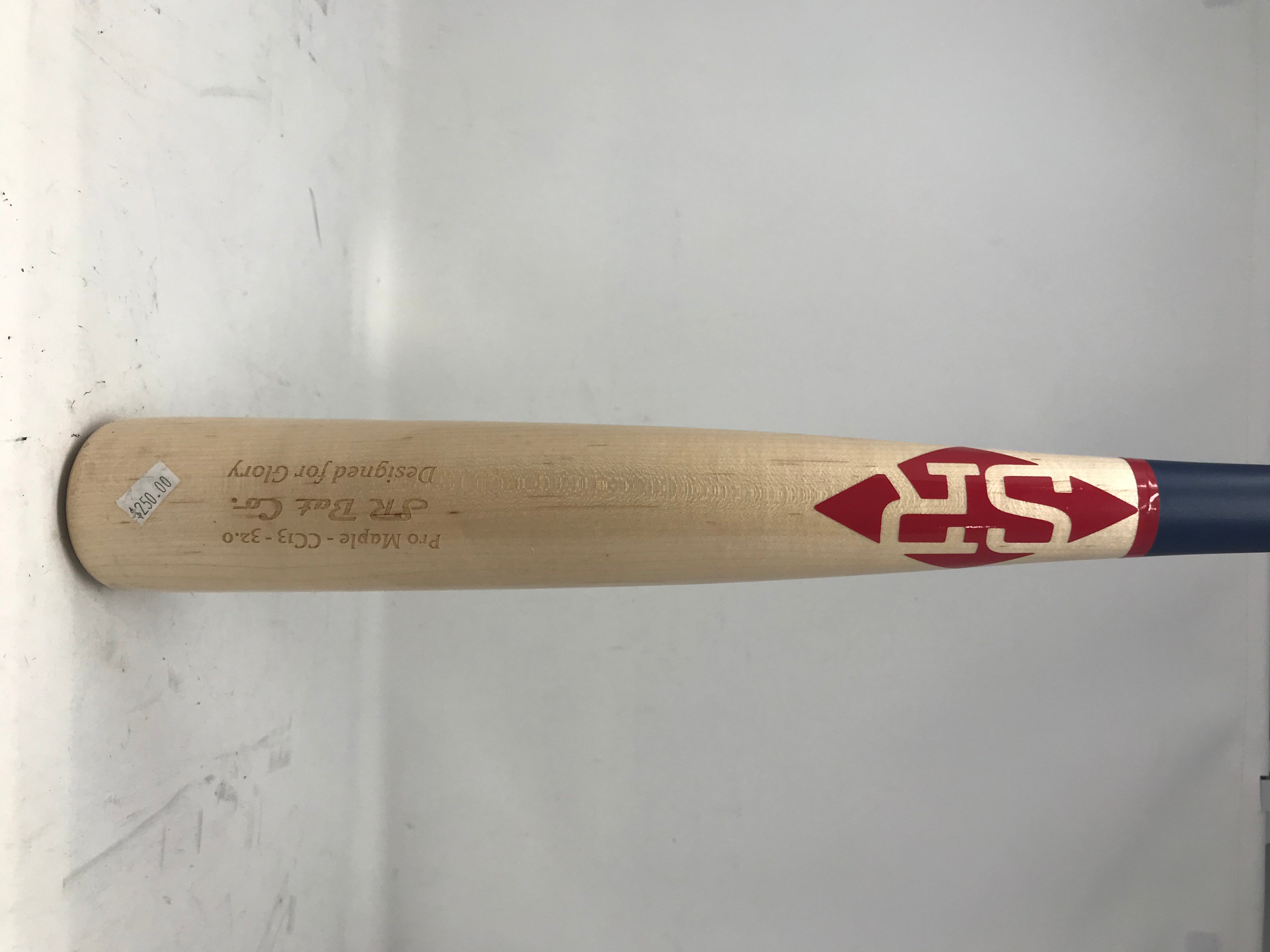 New SR Bat Company Pro Maple 32 Inch CC13 Natural/Red/Navy – Premier Bats