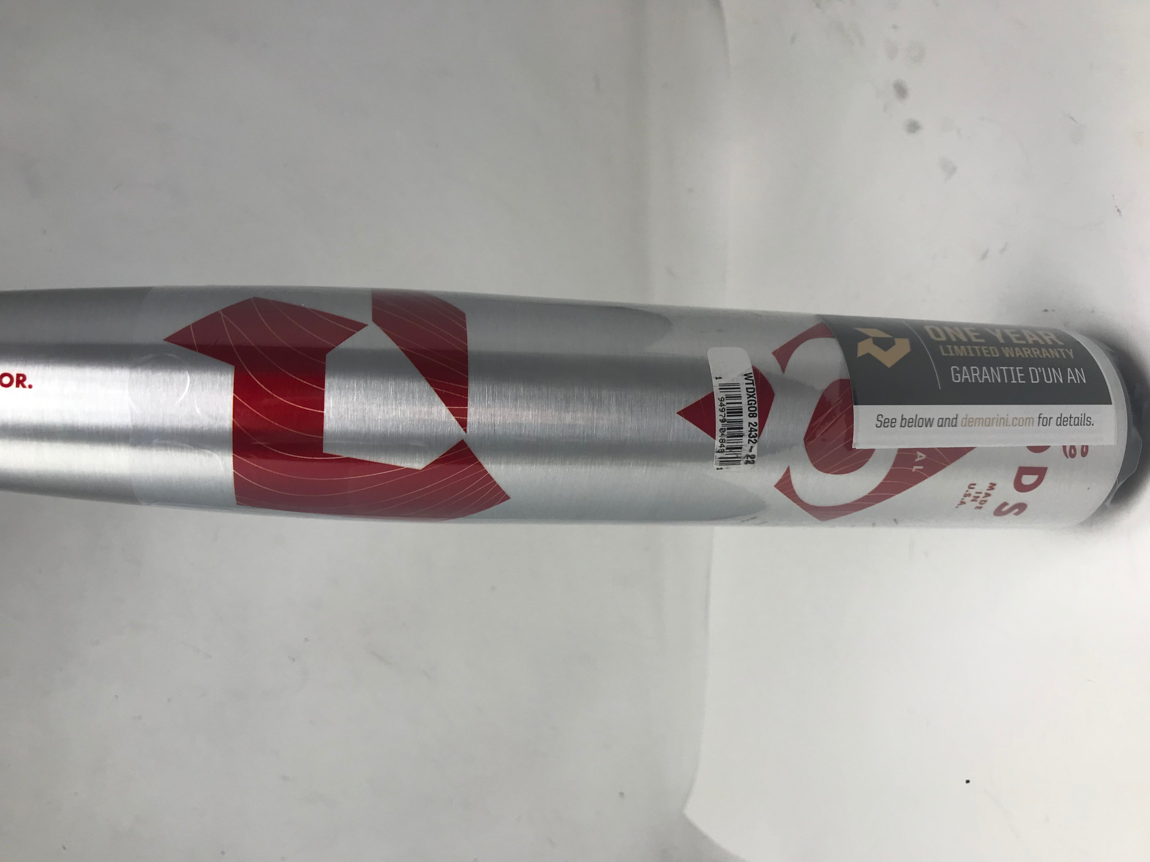 New DeMarini 2022 The Goods One Piece USSSA Youth Baseball Bat Silver ...