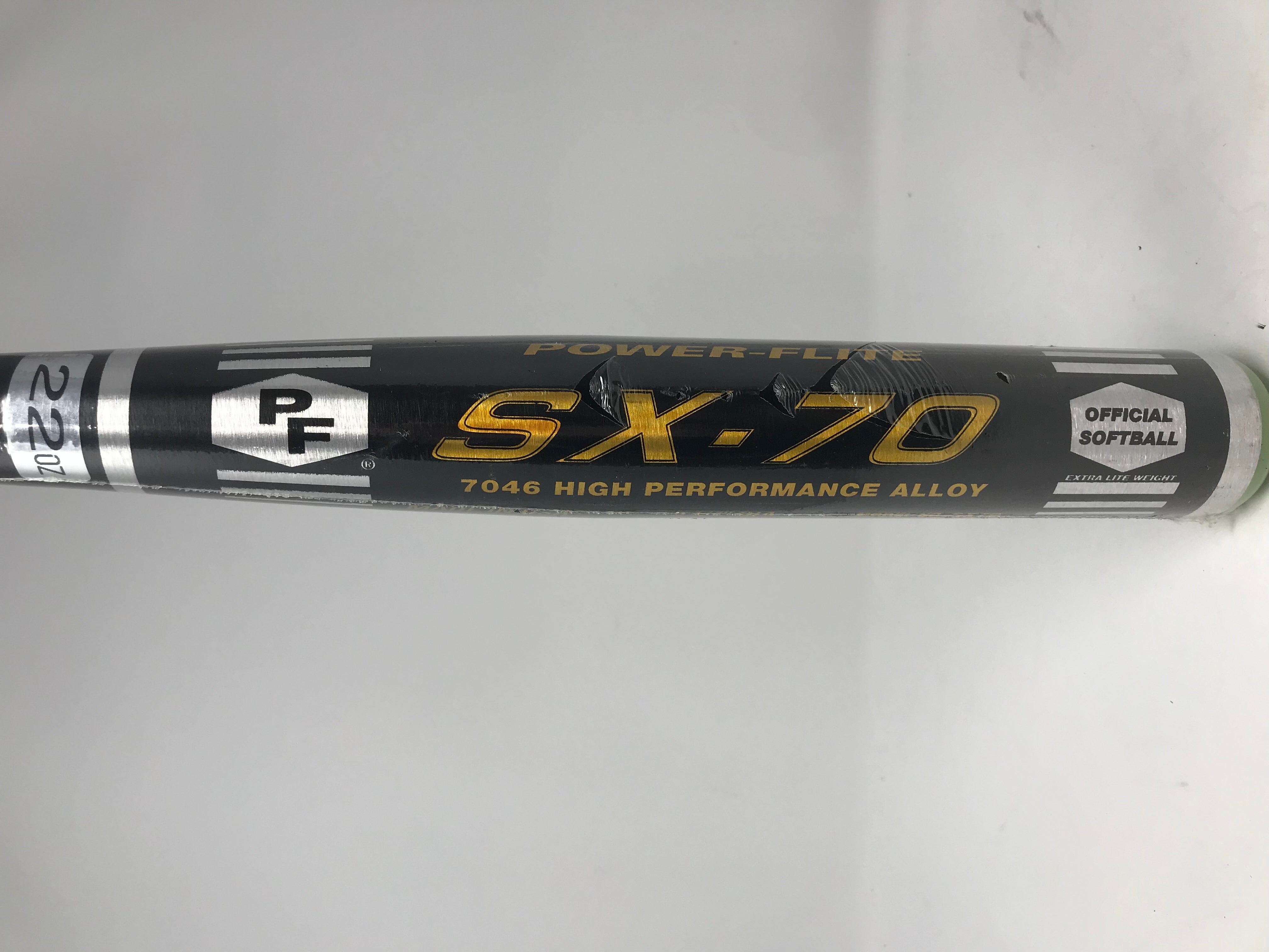 New Power-Flite SX-70 Fastpitch Softball Bat (-6) 2 1/4" Barrel Blk/Go ...