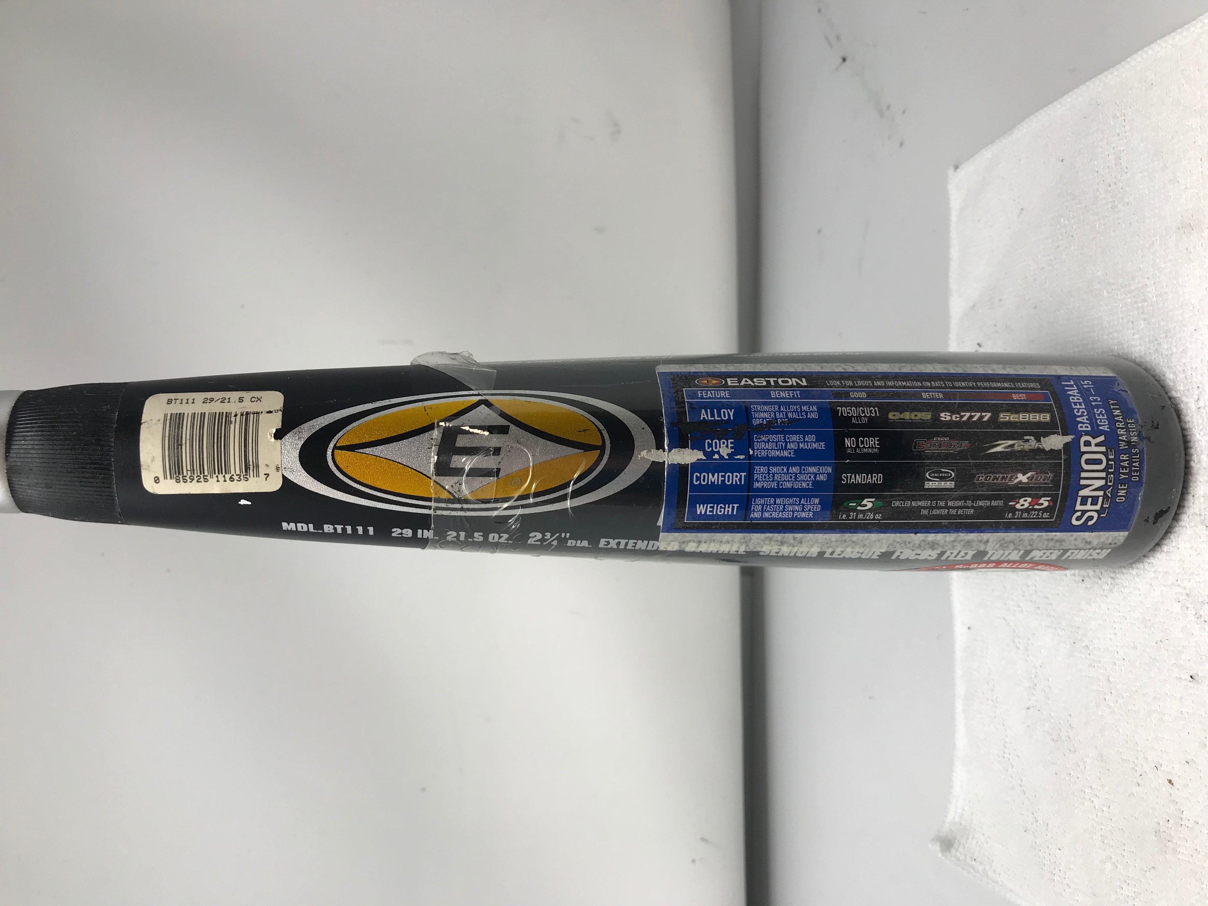New Other Easton sc888 cxn bt111 29/21.5 Senior League Baseball Bat 2 ...