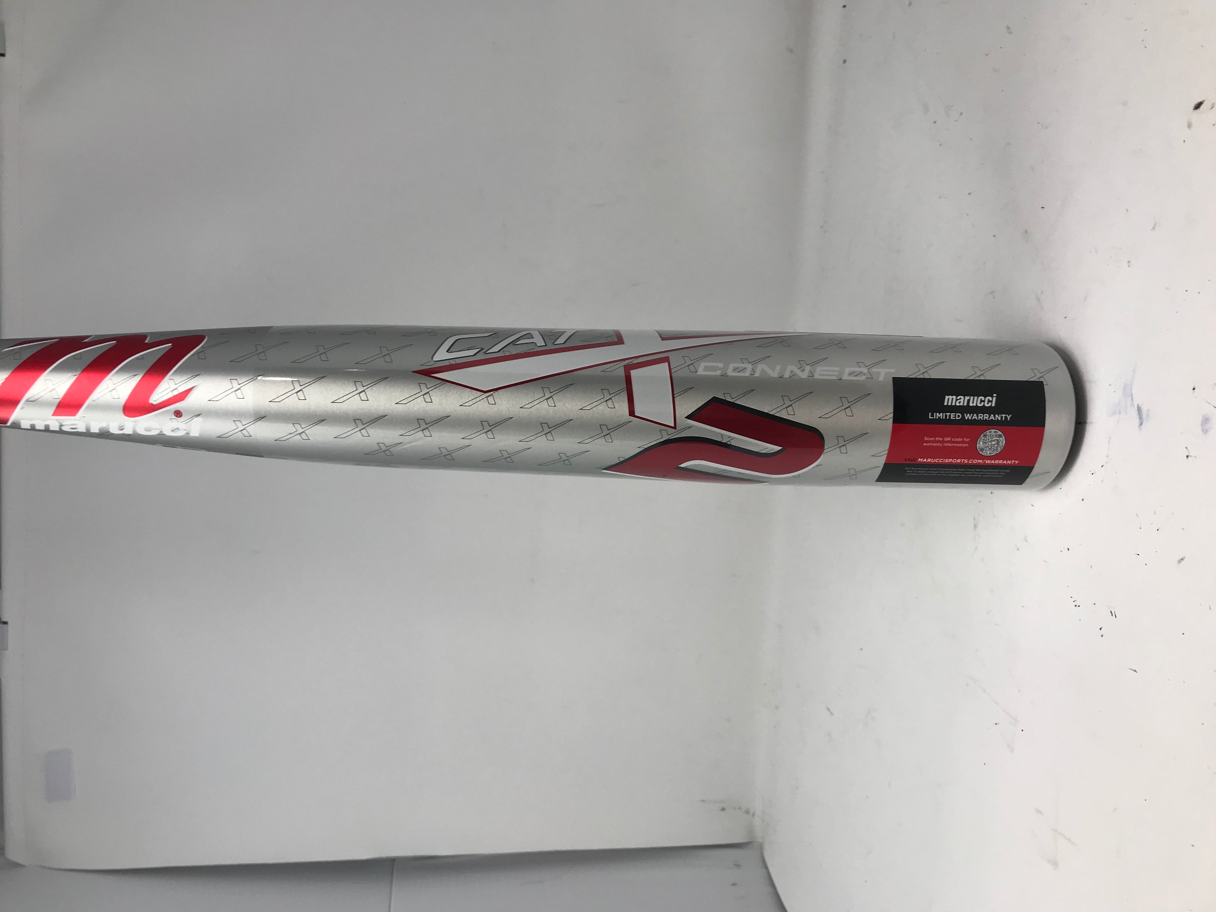 New Marucci CATX2 BBCOR Baseball Bat MCBCCX2 2024 Silver/White/Red ...