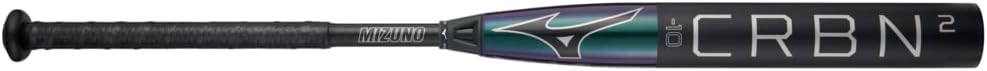 New Mizuno CRBN2 - Fastpitch Softball Bat 2 Piece Composite Black/Silv ...