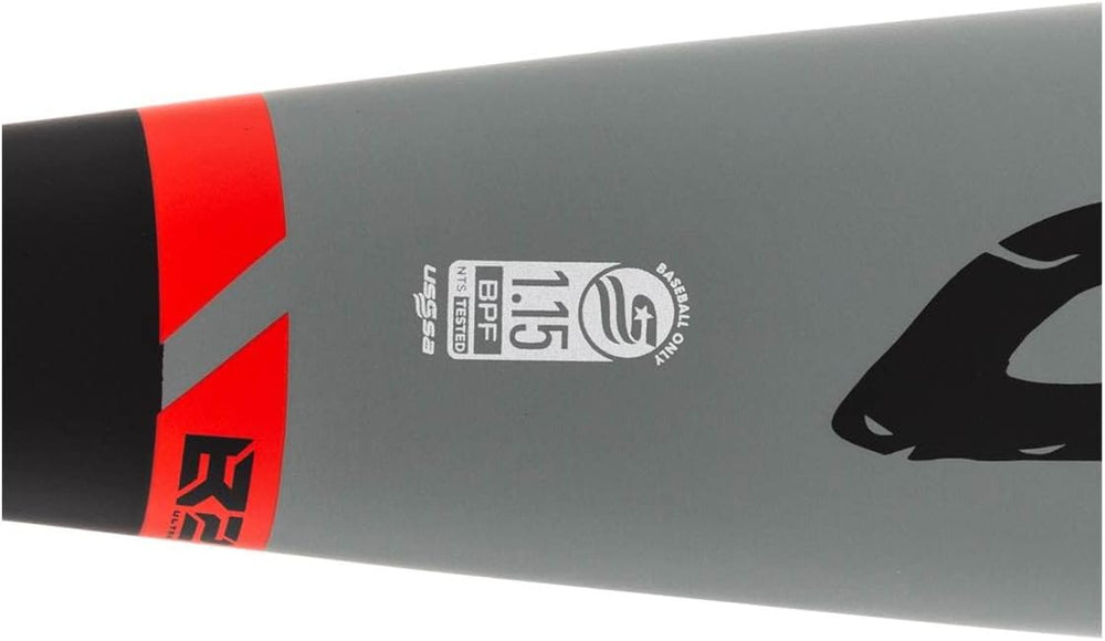 New COMBAT B2 Ultra -10 USSSA Baseball Bat ATB Composite Gray/Black
