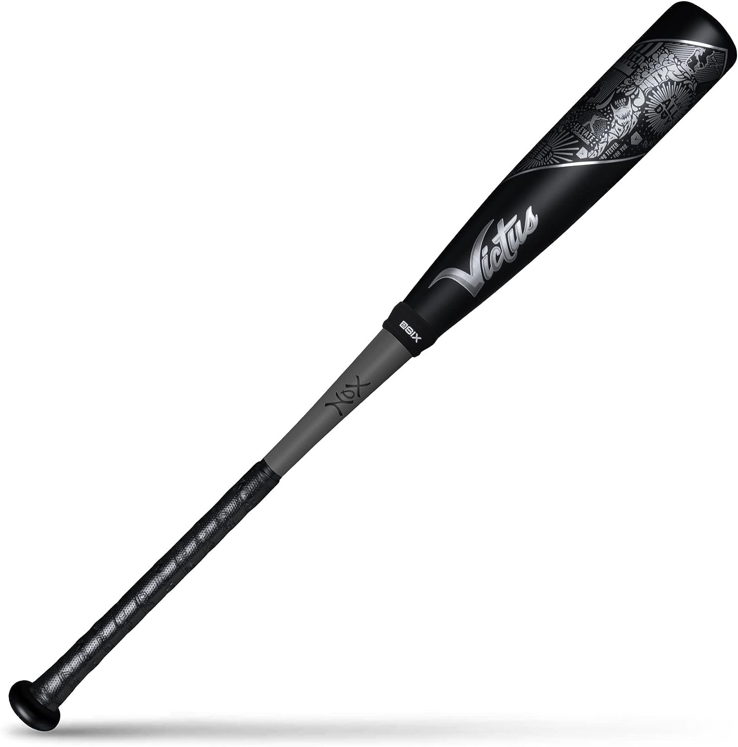 New Victus NOX 2-11 USA Aluminum Baseball BAT, 2 5/8" Barrel Black/Sil ...