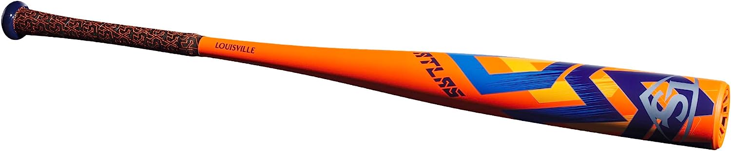 New Louisville Slugger 2023 Atlas (-3) BBCOR Baseball Bat Orange/Blue ...