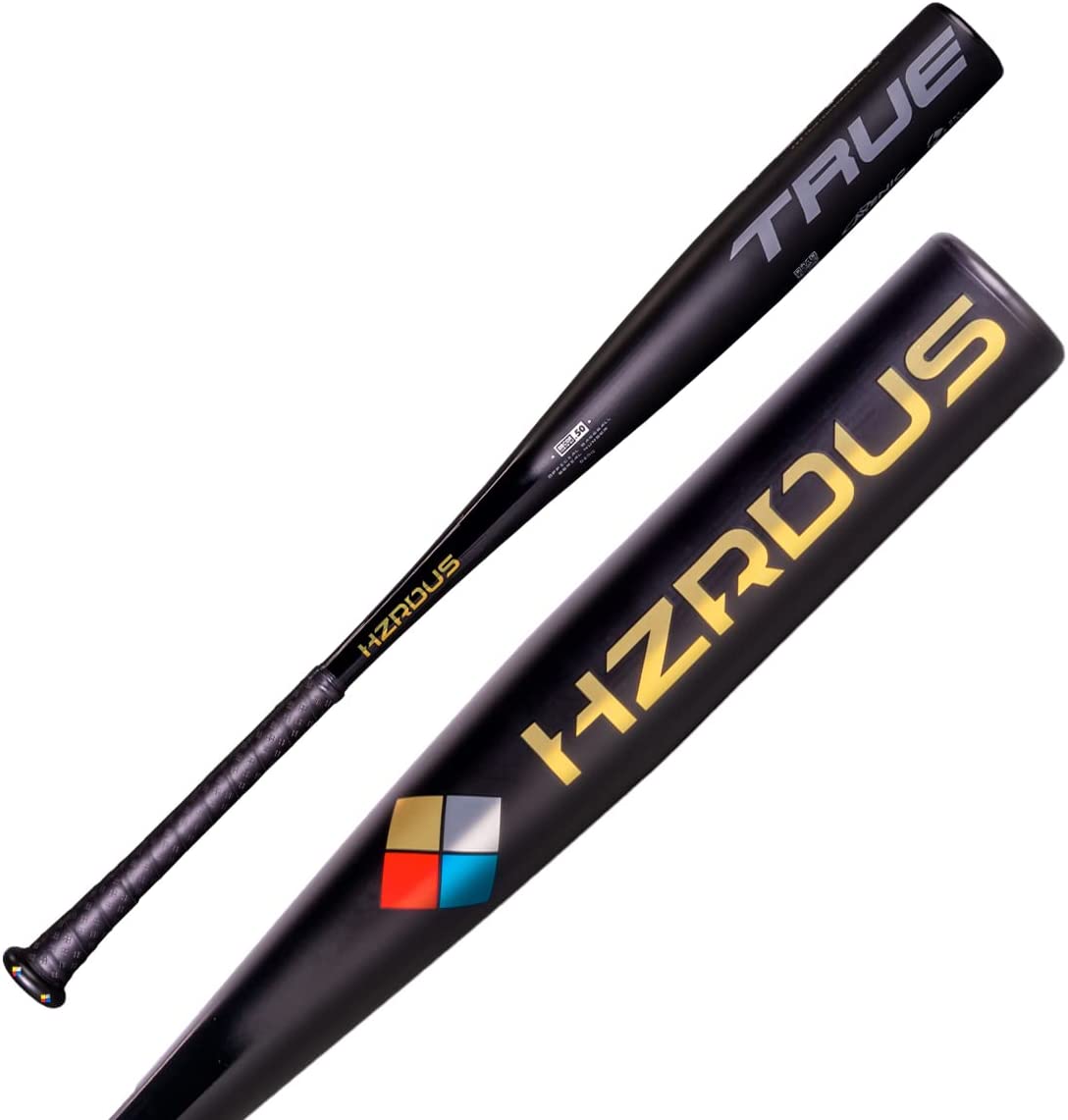 New TRUE TEMPER 2022 HZRDUS BBCOR Baseball Bat, 2-5/8-Inch Barrel Blk ...