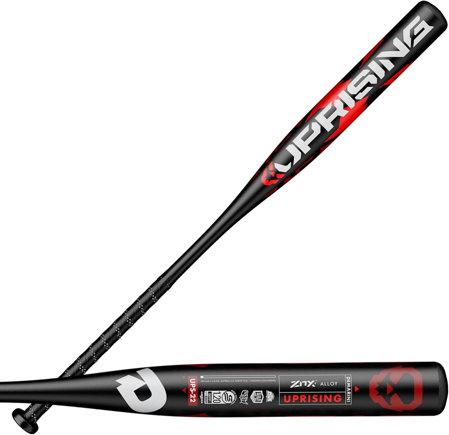 New DeMarini 2022 Uprising Slowpitch Softball Bat Alloy Single Wall Bl ...