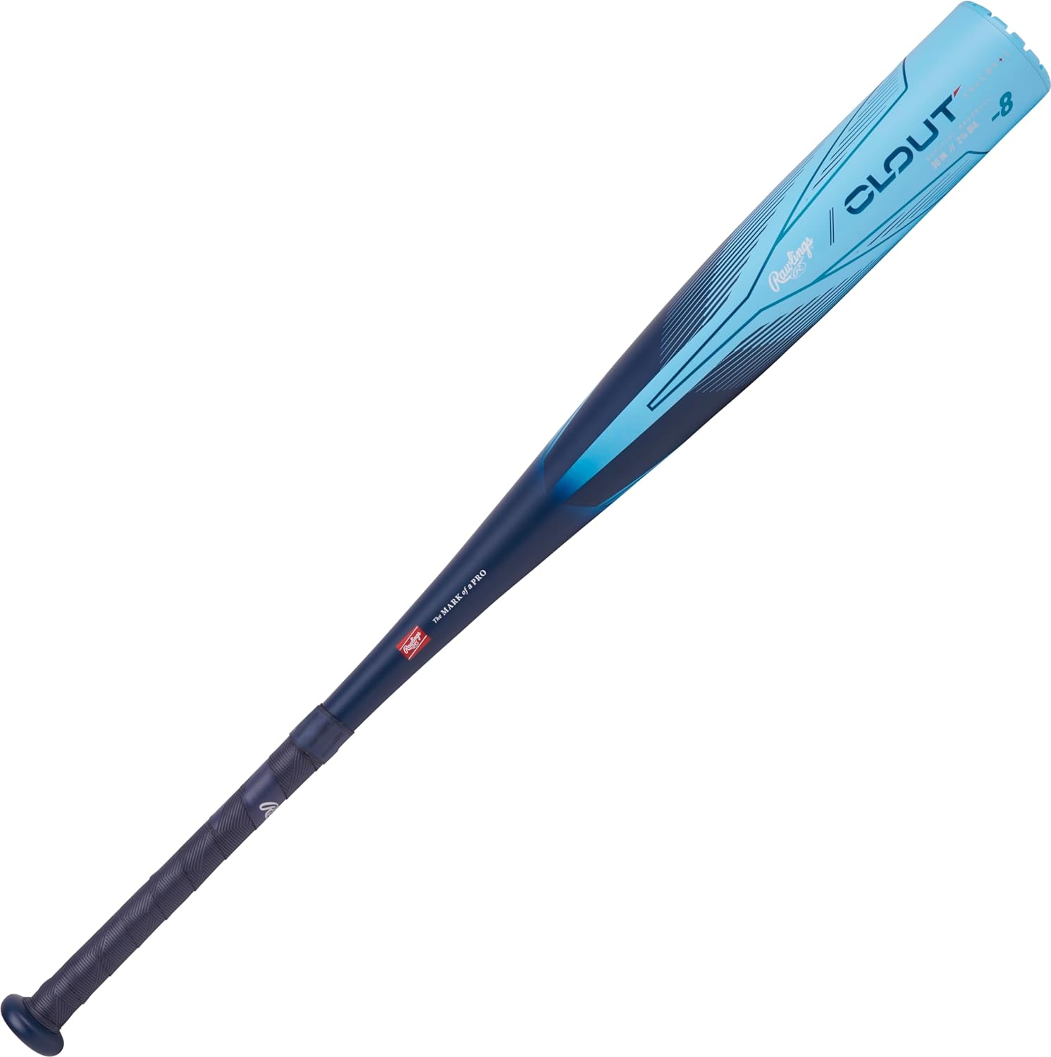 New Rawlings 2024 Clout Baseball Bat USSA 2 3/4" Barrel 1 Pc. Aluminum ...