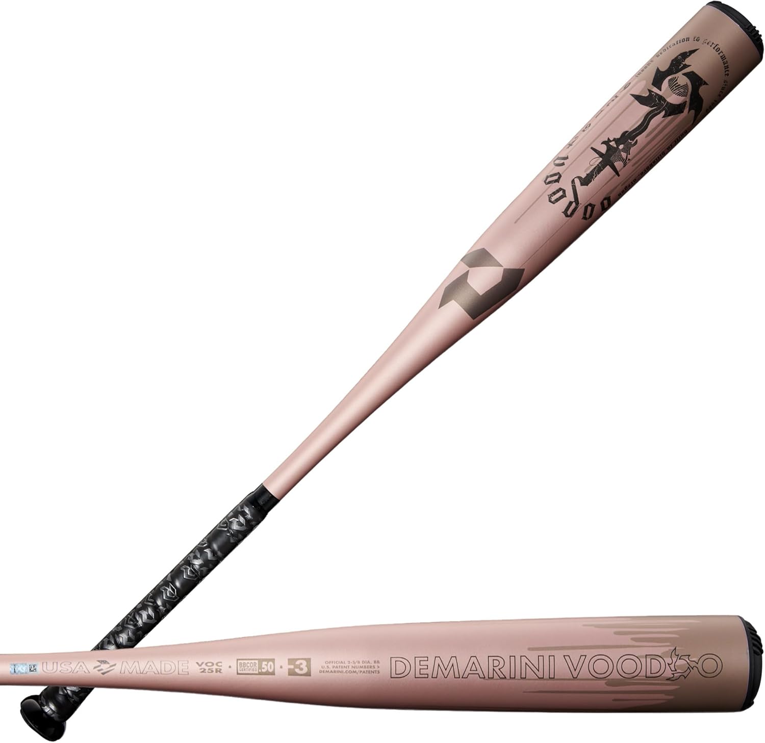 DeMarini 2025 Rose Gold Voodoo® One (-3) BBCOR Baseball Bat – Premier Bats