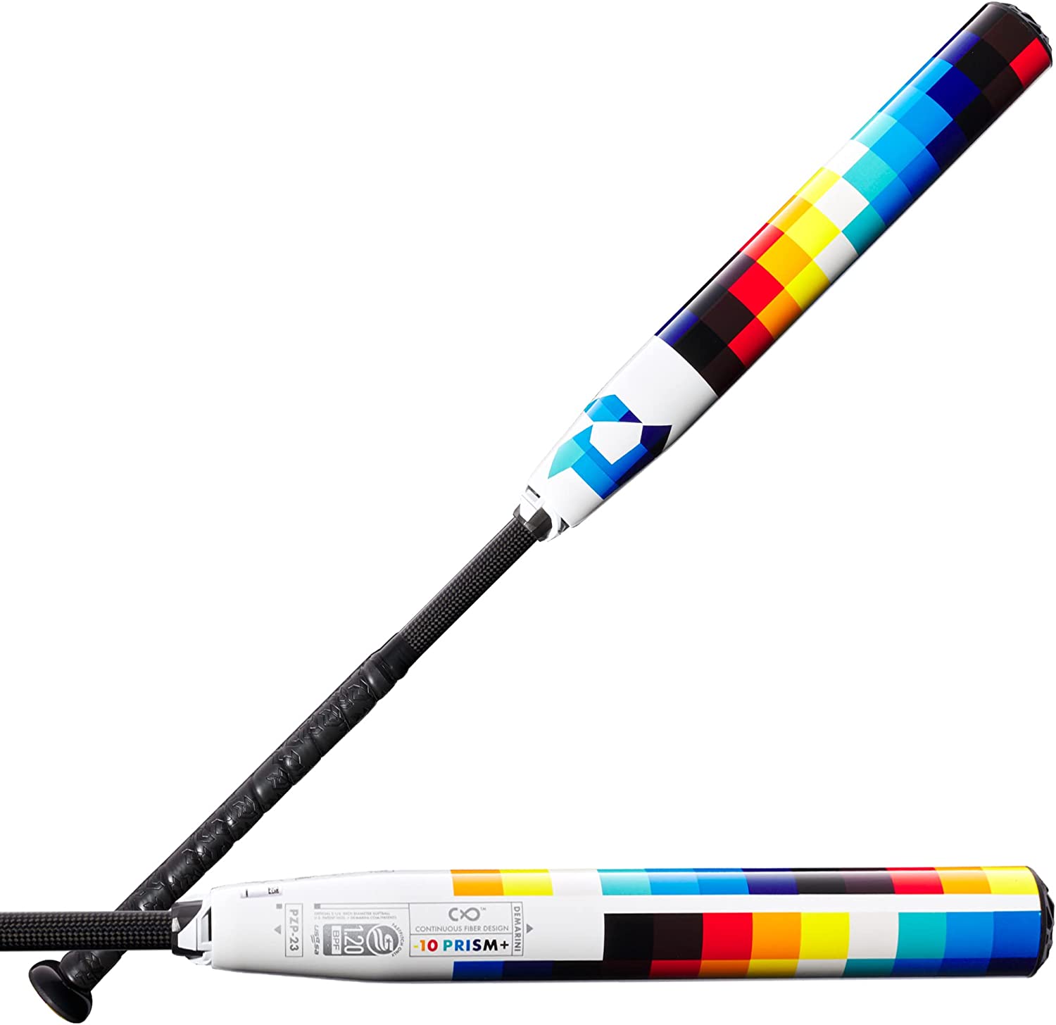 New 2023 DeMarini Prism+™ Fastpitch Softball Bat Multi-Colored Composi ...