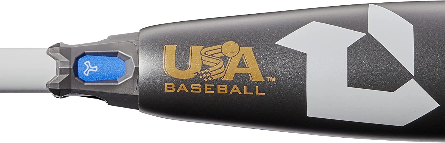 New DeMarini 2022 CF (-10) USA Youth Baseball Bat Black/Blue 2 Piece ...