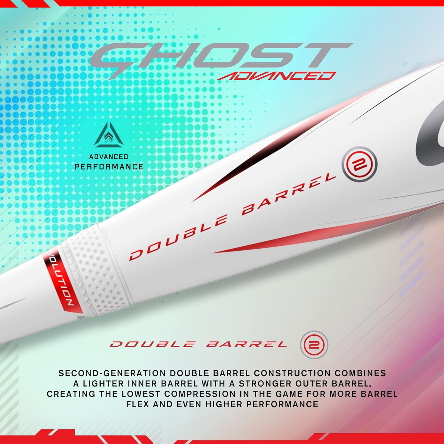 New Easton 2022 Ghost Advanced Fastpitch Softball Bat White/Red ...