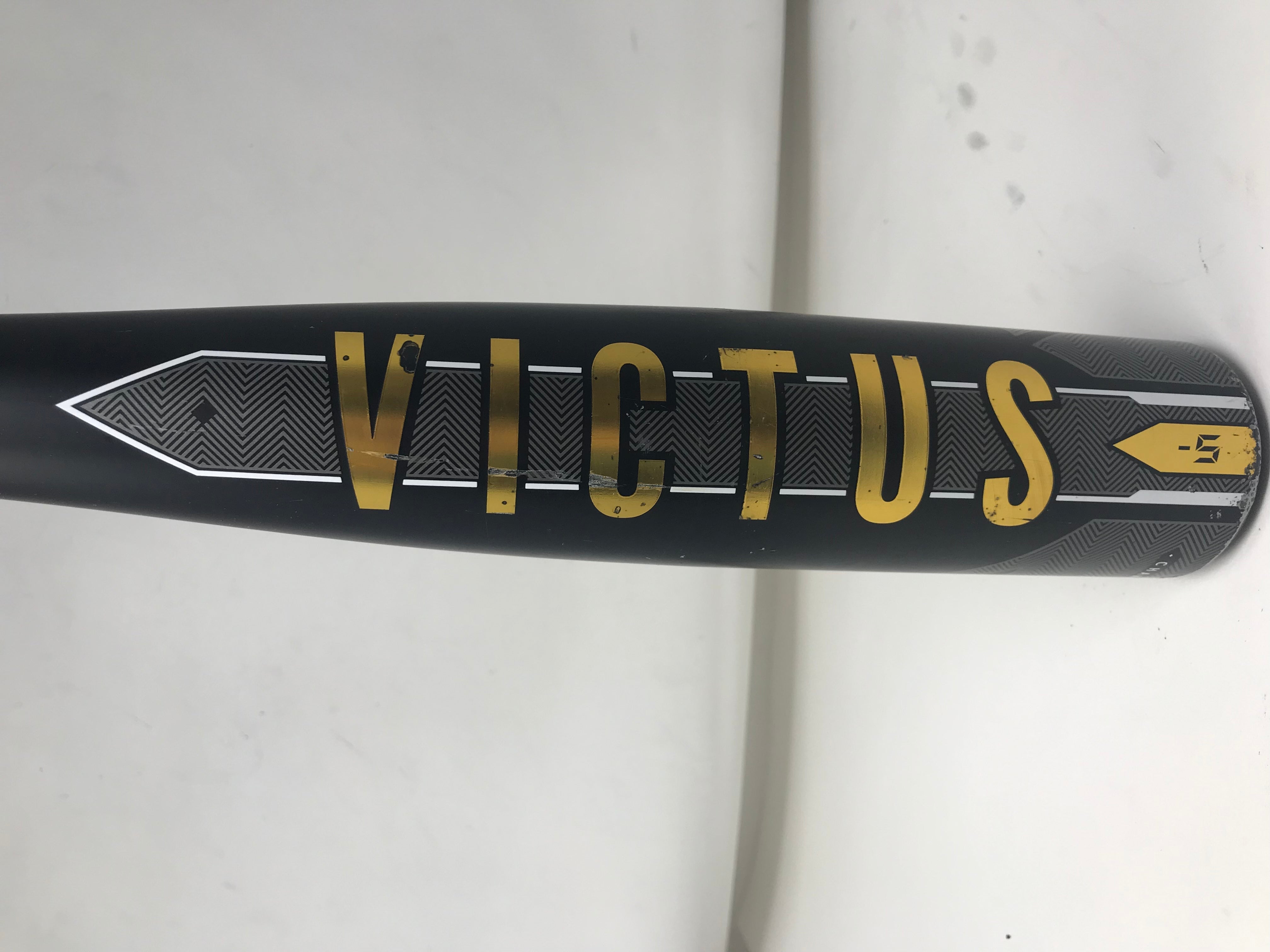 Used Victus Sports Vandal Gold -5 2 5/8 30/25 1 Piece Alloy Black/Gold ...