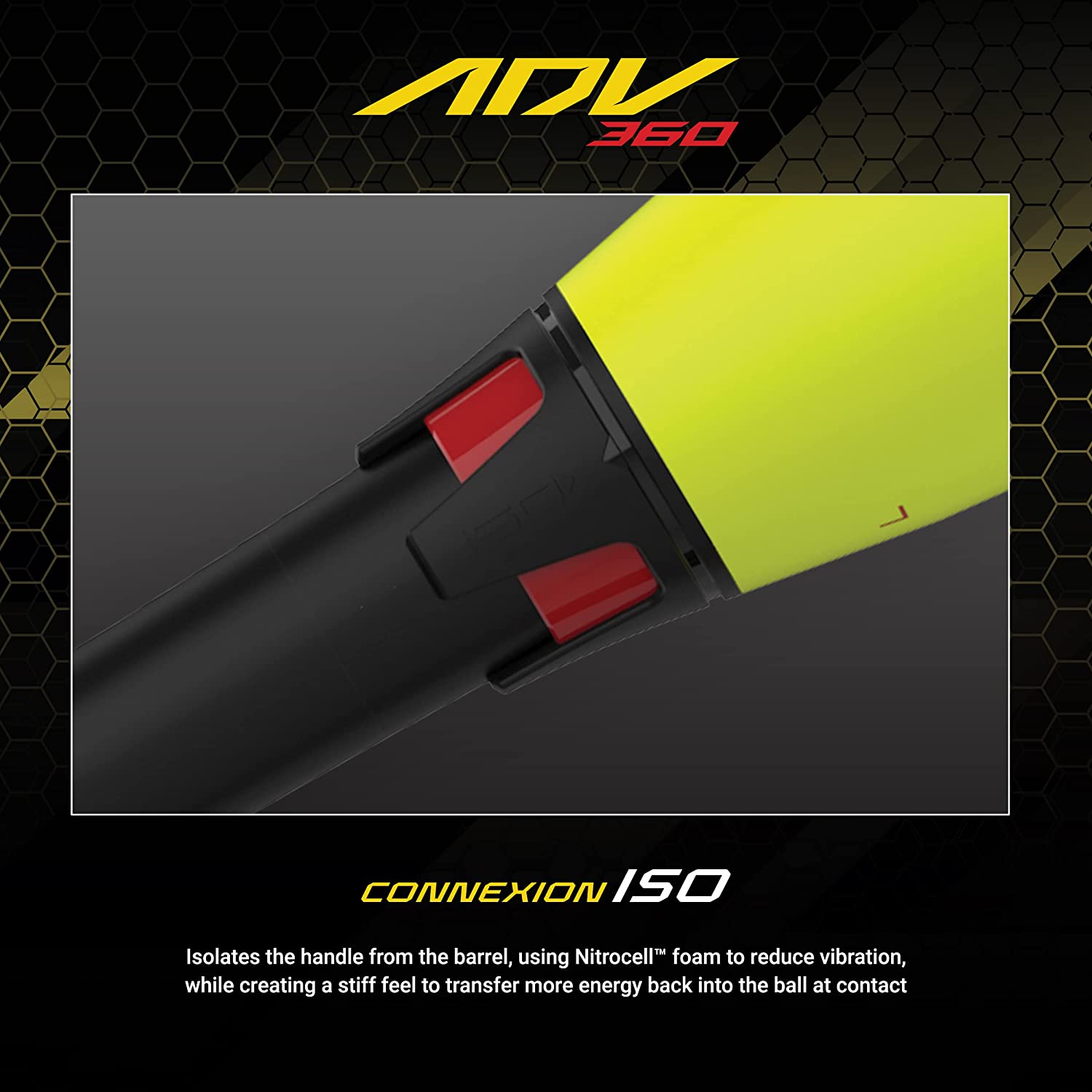 New 2023 Easton ADV 360 -8 USA Baseball Bat 2 5/8" Yellow/Navy/Red ...