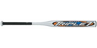 New Easton Triple 7 30/18.5 SZ700B Fastpitch Softball Bat Silver/Blue ...