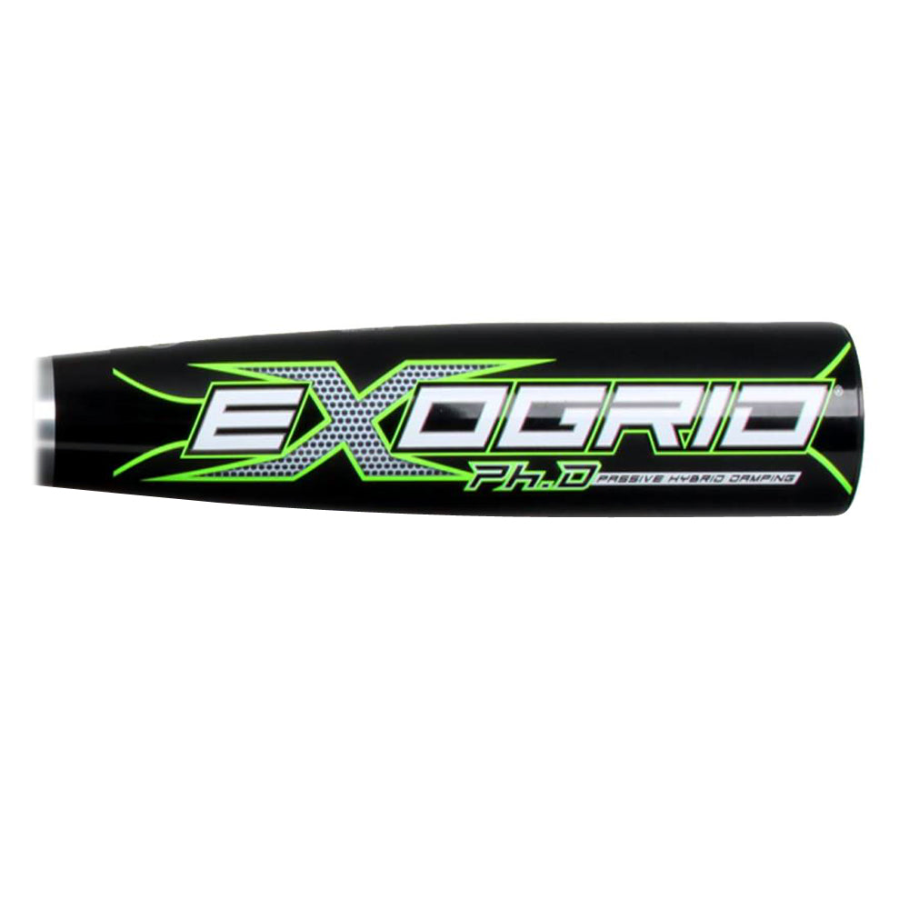 New Rawlings 5150 ExoGrid BB51XO BESR Baseball Bat 2 5/8 Black/Green