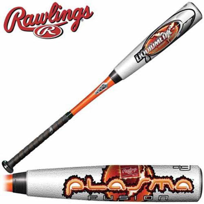 New Rawlings Plasma Fusion BBLMPF BESR Baseball Bat Silver/Orange