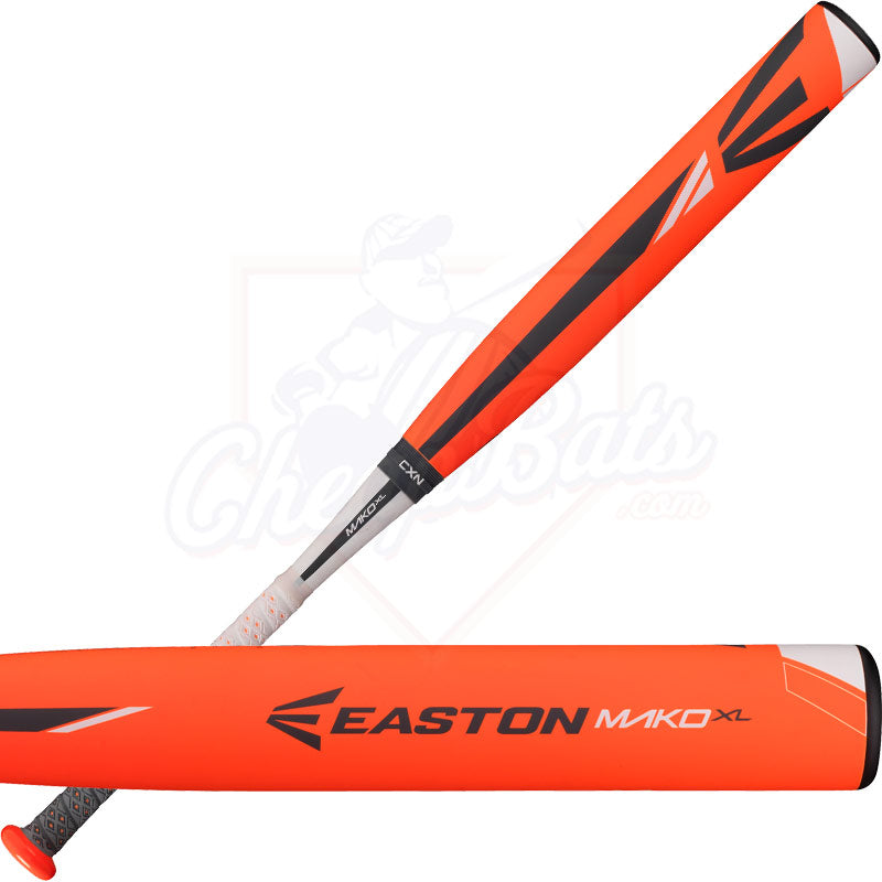 New Easton YB15MKX Mako XL Little League Baseball Bat White/Orange 2 1
