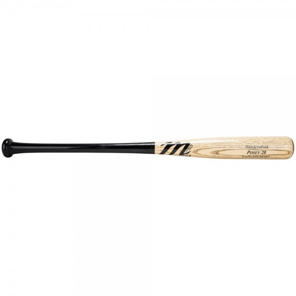 New Marucci MYAPOSEY " Handcrafted Posey Youth Ash Wood Bat 2 Toned Bl ...