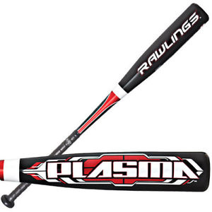 New Rawlings Plasma SLPLA8 32/24 Senior League Baseball Bat Black/Red ...